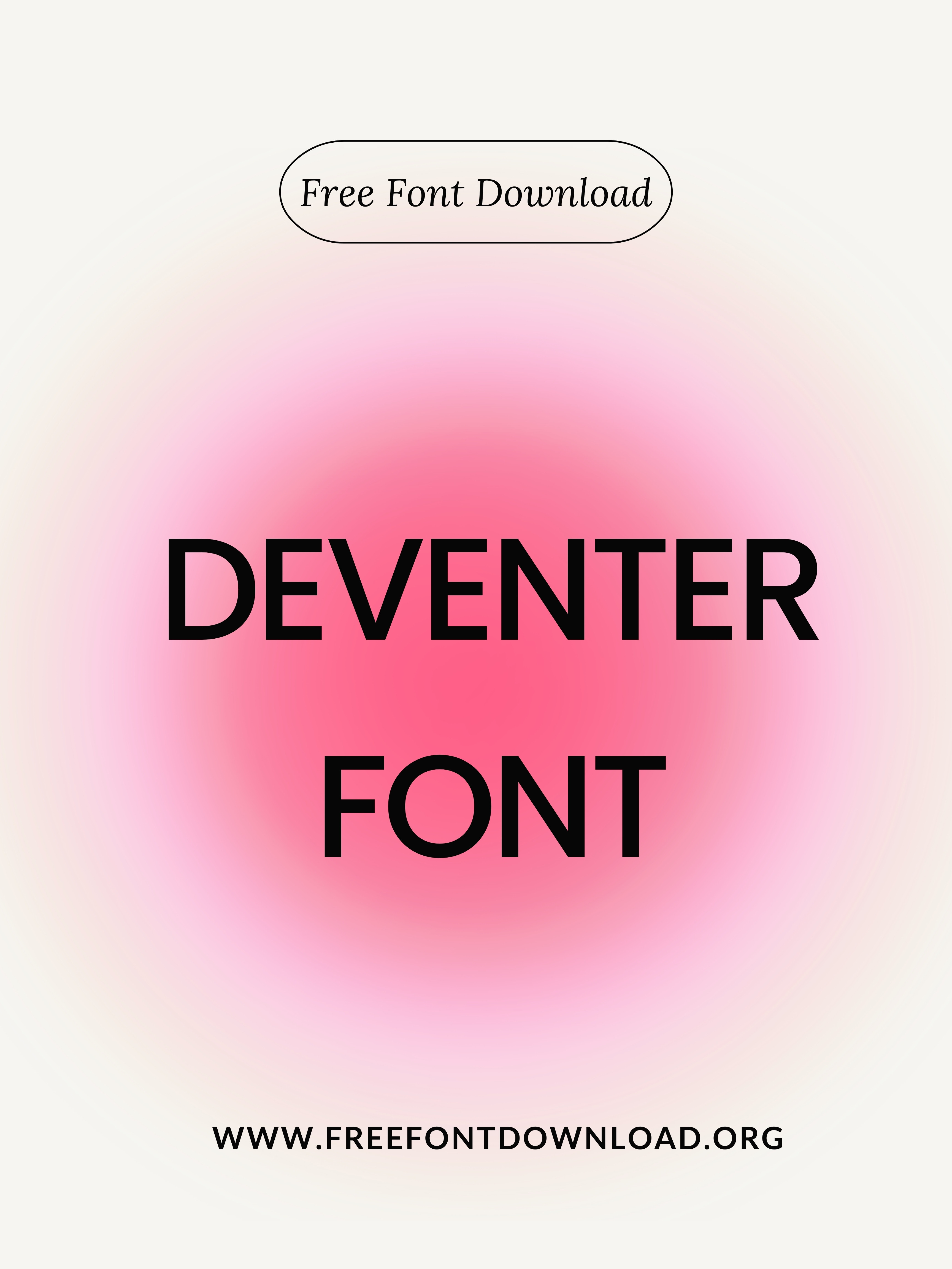 Deventer Font - Gifyu