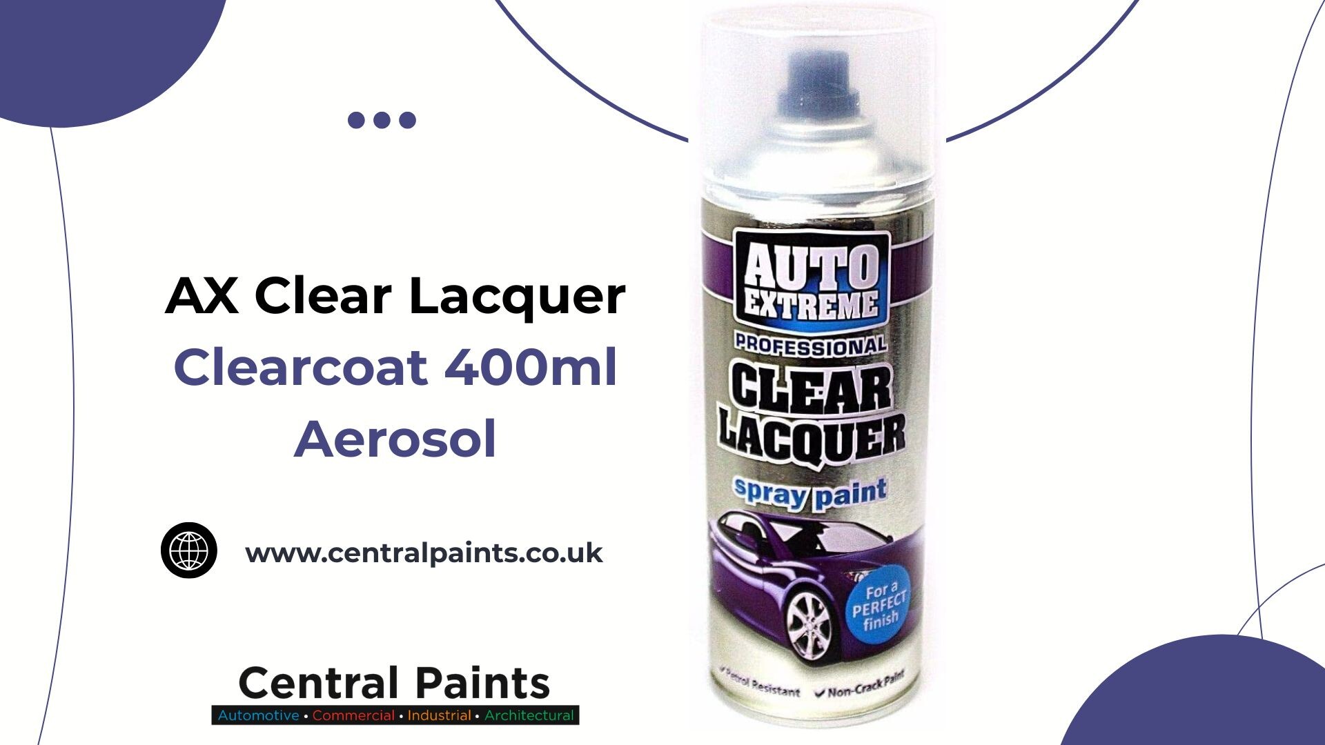 Auto Extreme Clear Lacquer Spray Paint 400ml - Gifyu